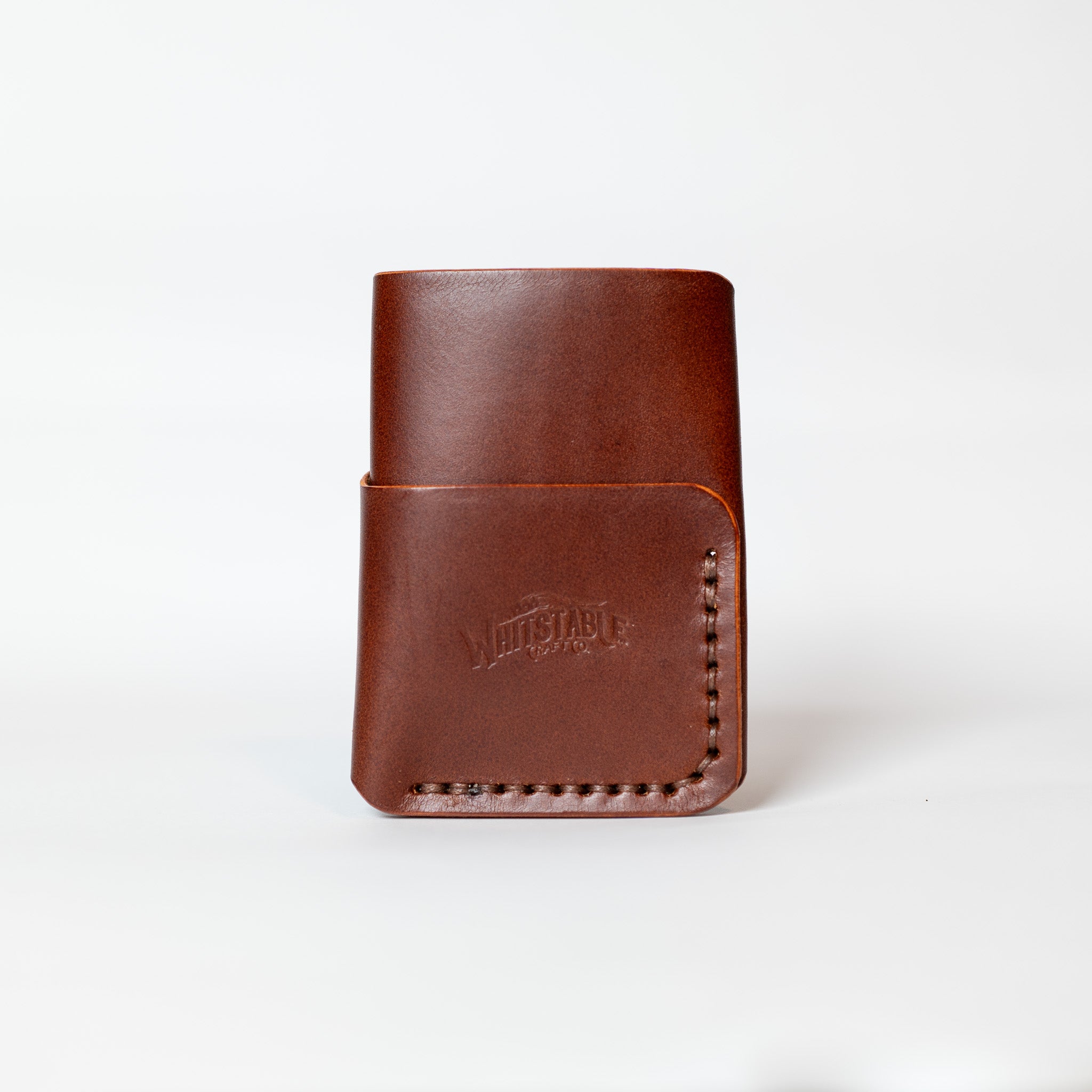 The Castle Leather Wrap Card Holder | Whitstable Craft Co.
